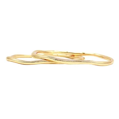 Fabienne - Irregular Bulbous Bangle - Set Of 2 – Gioco Giro