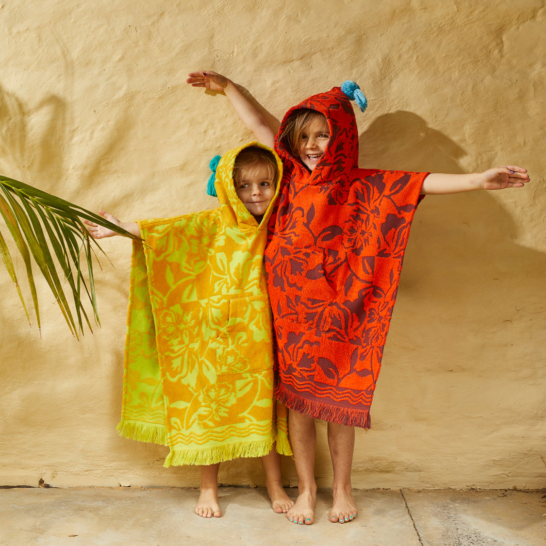 Sage x Clare - Rosalia Kids Poncho - Dune – Gioco Giro