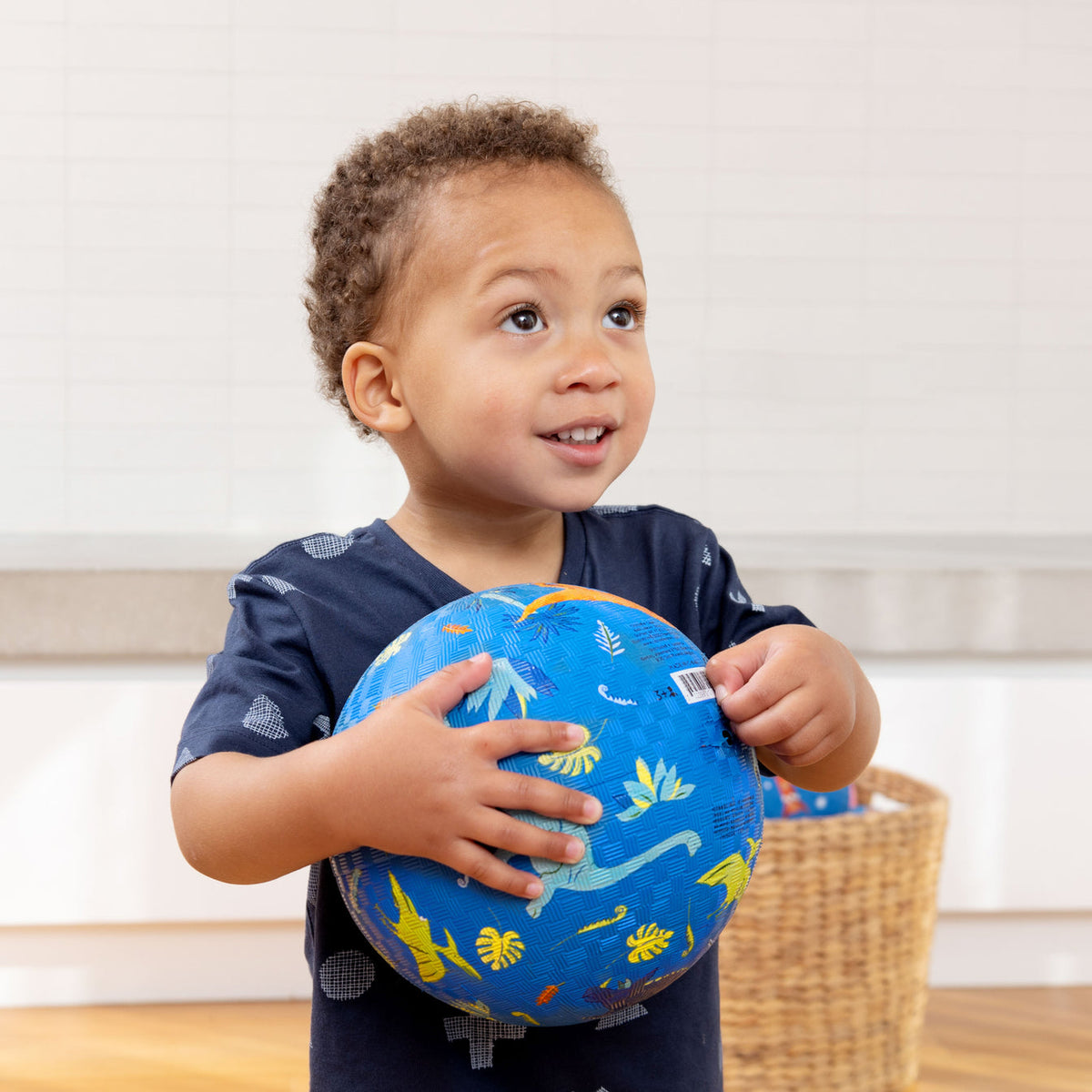 7 inch Playground Ball- Dino Land - Blue – Gioco Giro